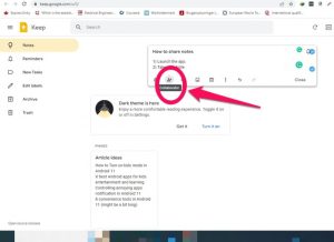 How to Share Notes in Google Keep (PC and Android)