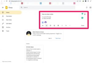 How to Share Notes in Google Keep (PC and Android)